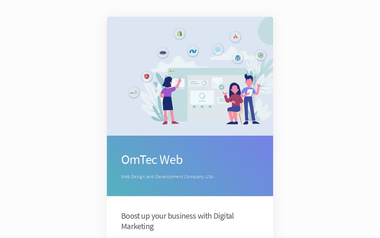 Website Design and Development Company USA - OmTec Web
